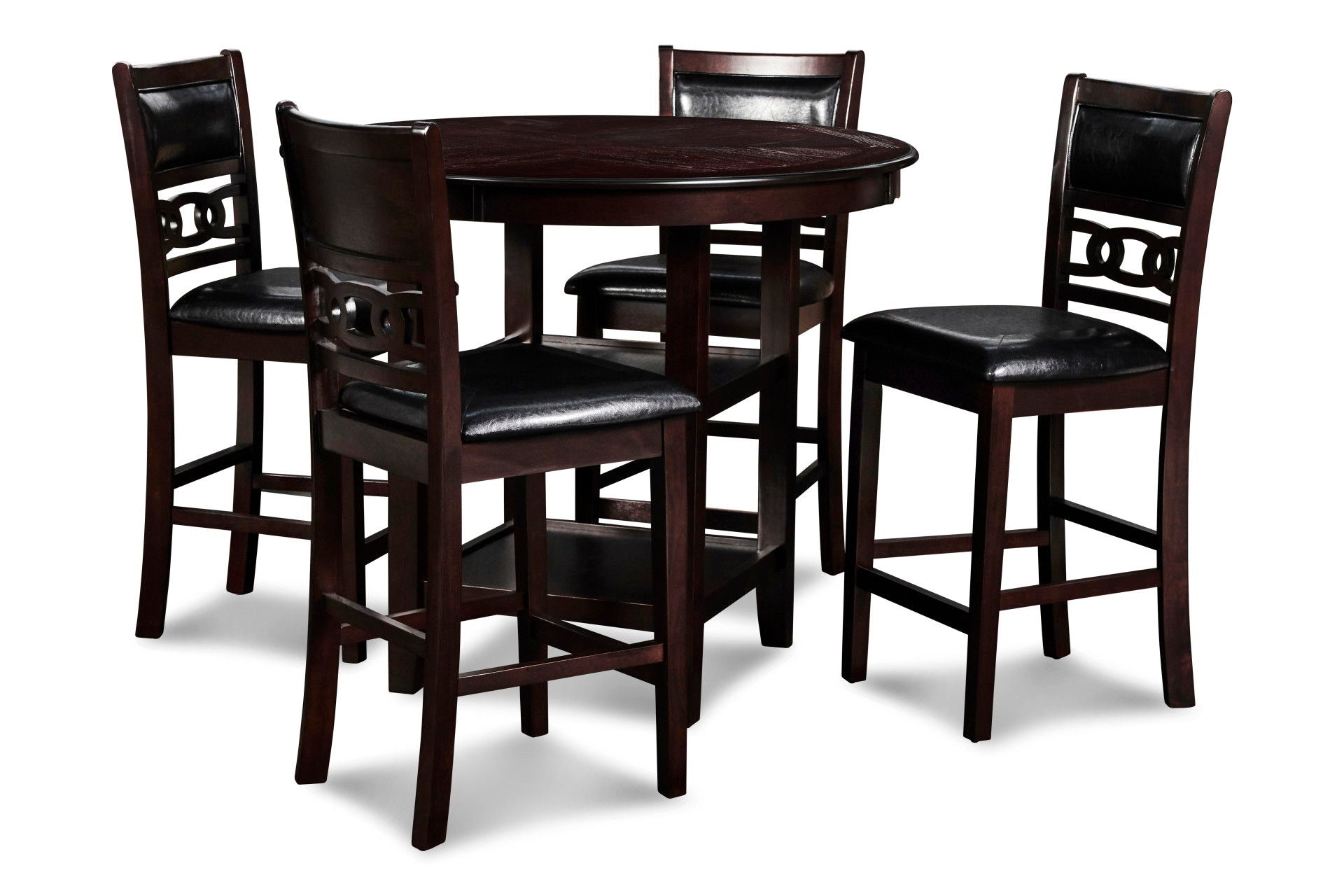 Gia - Round Counter Dining Set – Furniture City Laplace